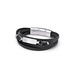 Fynch-Hatton Armband Herren Größe One Size schwarz / silber
