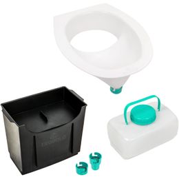 TROBOLO Do it yourself Set 4 teilig für den Eigenbau der Trenntoilette 6,5 Liter weiß - Trenntoiletten