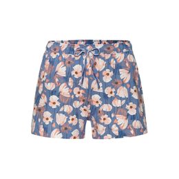 Vivance By Lascana Pyjamashorts Damen Gr&ouml;&szlig;e L/XL rauchblau / braun / pfirsich / wei&szlig; Sommerkleid