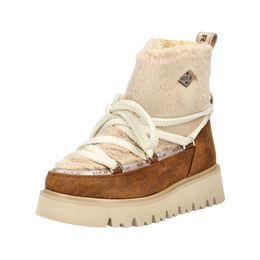 Replay Lace-Up Ankle Boots female Beige size 40