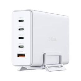 DLink 240W GaN Ladeger&auml;t DCF-241/E, PD 3.1, QC 4.0 wei&szlig;, 1x USB-A, 4x USB-C
