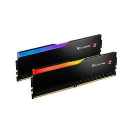 G.Skill DIMM 32 GB DDR5-6800 (2x 16 GB) Dual-Kit, Arbeitsspeicher schwarz, F5-6800J3445G16GX2-RM5RK, Ripjaws M5 RGB, INTEL XMP