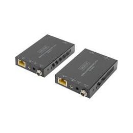 Digitus HDMI Extender Set 4K/60Hz, 70 Meter, HDMI Verl&auml;ngerung schwarz, Sendeeinheit + Empf&auml;ngereinheit