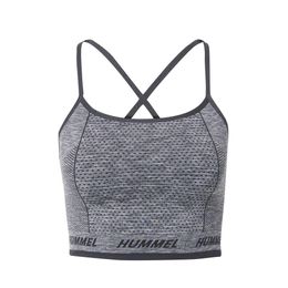 Hummel Sport-BH 'CAMI' Damen Größe S dunkelgrau / schwarz