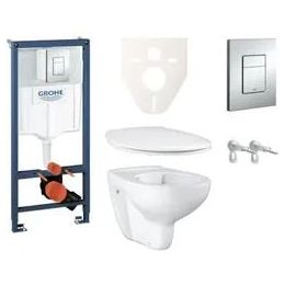 Grohe Bau Ceramic H&auml;nge-WC Set f&uuml;r Trockenbau / Vorwandinstallation SIKOGRS3G0