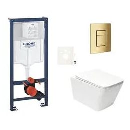 Grohe SAT Infinitio H&auml;nge-WC Set f&uuml;r Trockenbau / Vorwandinstallation SIKOGRSIN12SCGL0