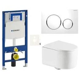 SAT H&auml;nge-WC Set f&uuml;r Trockenbau / Vorwandinstallation SIKOGESREX72S20