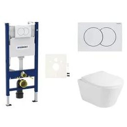 Glacera Ava H&auml;nge-WC Set f&uuml;r Trockenbau / Vorwandinstallation SIKOGESAVAD01