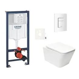 Grohe SAT Infinitio H&auml;nge-WC Set f&uuml;r Trockenbau / Vorwandinstallation SIKOGRSIN12SCSH0