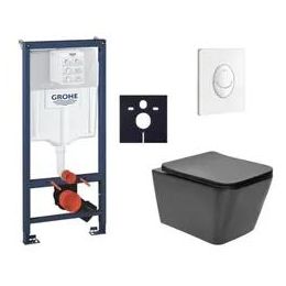 Grohe SAT Infinitio H&auml;nge-WC Set f&uuml;r Trockenbau / Vorwandinstallation SIKOGRSIN12BSASH0