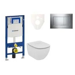 Ideal Standard Tesi H&auml;nge-WC Set f&uuml;r Trockenbau / Vorwandinstallation 111.300.00.5NE6