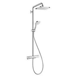 Hansgrohe Croma E Duschsystem mit Thermostatarmatur Chrom 27630000