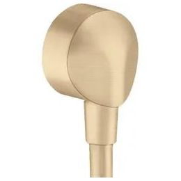 Hansgrohe FixFit Wandanschlussbogen Geb&uuml;rstete Bronze 27454140