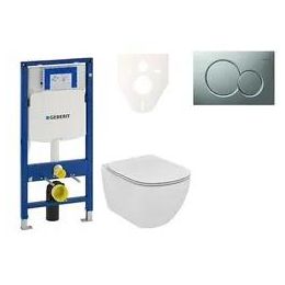 Ideal Standard Tesi H&auml;nge-WC Set f&uuml;r Trockenbau / Vorwandinstallation 111.300.00.5NE3