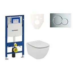 Ideal Standard Tesi H&auml;nge-WC Set f&uuml;r Trockenbau / Vorwandinstallation 111.300.00.5NE2