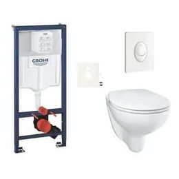 Grohe Bau Ceramic H&auml;nge-WC Set f&uuml;r Trockenbau / Vorwandinstallation SIKOGRSBAUSASH0