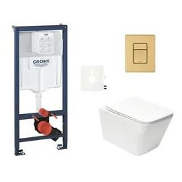 Grohe SAT Infinitio H&auml;nge-WC Set f&uuml;r Trockenbau / Vorwandinstallation SIKOGRSIN12SCGN0