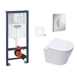 Grohe SAT Infinitio H&auml;nge-WC Set f&uuml;r Trockenbau / Vorwandinstallation SIKOGRSIN10SAP00
