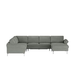 Max Schelling Wohnlandschaft Maximum grau Maße (cm): B: 335 H: 86 T: 255.0 Sofas > Sofas nach Material > Stoffsofas » Sofa DE