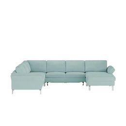 Max Schelling Wohnlandschaft Maximum türkis/petrol Maße (cm): B: 335 H: 86 T: 255.0 Sofas > Sofas nach Material > Stoffsofas » Sofa DE