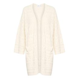 Saint Tropez Strickjacke 'Joyce' Damen Gr&ouml;&szlig;e XXL wollwei&szlig;