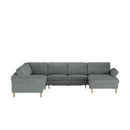 Max Schelling Wohnlandschaft Maximum grau Maße (cm): B: 335 H: 86 T: 255.0 Sofas > Sofas nach Material > Stoffsofas » Sofa DE