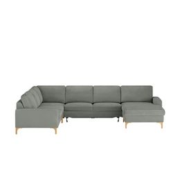 Max Schelling Wohnlandschaft Maximum grau Maße (cm): B: 333 H: 86 T: 253.0 Sofas > Sofas nach Material > Stoffsofas » Sofa DE
