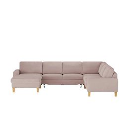 Max Schelling Wohnlandschaft Maximum rosa/pink Ma&szlig;e (cm): B: 333 H: 86 T: 253.0 Sofas > Sofas nach Material > Stoffsofas &raquo; Sofa DE