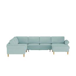 Max Schelling Wohnlandschaft Maximum türkis/petrol Maße (cm): B: 335 H: 86 T: 255.0 Sofas > Sofas nach Material > Stoffsofas » Sofa DE