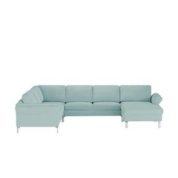 Max Schelling Wohnlandschaft Maximum türkis/petrol Maße (cm): B: 335 H: 86 T: 255.0 Sofas > Sofas nach Material > Stoffsofas » Sofa DE