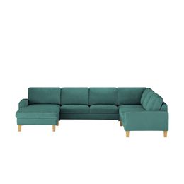 Max Schelling Wohnlandschaft Maximum türkis/petrol Maße (cm): B: 333 H: 86 T: 253.0 Sofas > Sofas nach Material > Stoffsofas » Sofa DE