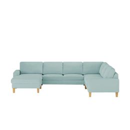 Max Schelling Wohnlandschaft Maximum türkis/petrol Maße (cm): B: 333 H: 86 T: 253.0 Sofas > Sofas nach Material > Stoffsofas » Sofa DE