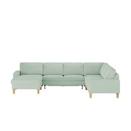 Max Schelling Wohnlandschaft Maximum grün Maße (cm): B: 333 H: 86 T: 253.0 Sofas > Sofas nach Material > Stoffsofas » Sofa DE