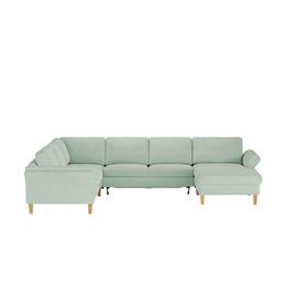 Max Schelling Wohnlandschaft Maximum grün Maße (cm): B: 335 H: 86 T: 255.0 Sofas > Sofas nach Material > Stoffsofas » Sofa DE