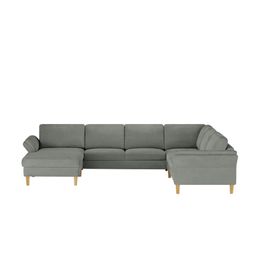 Max Schelling Wohnlandschaft Maximum grau Maße (cm): B: 335 H: 86 T: 255.0 Sofas > Sofas nach Material > Stoffsofas » Sofa DE