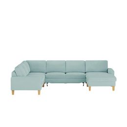 Max Schelling Wohnlandschaft Maximum türkis/petrol Maße (cm): B: 333 H: 86 T: 253.0 Sofas > Sofas nach Material > Stoffsofas » Sofa DE