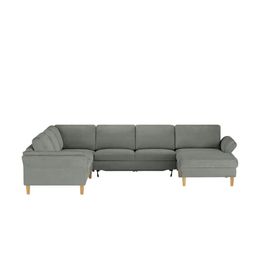 Max Schelling Wohnlandschaft Maximum grau Maße (cm): B: 335 H: 86 T: 255.0 Sofas > Sofas nach Material > Stoffsofas » Sofa DE