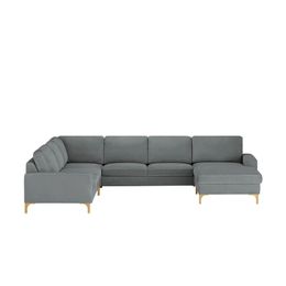 Max Schelling Wohnlandschaft Maximum grau Maße (cm): B: 333 H: 86 T: 253.0 Sofas > Sofas nach Material > Stoffsofas » Sofa DE