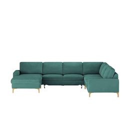 Max Schelling Wohnlandschaft Maximum türkis/petrol Maße (cm): B: 333 H: 86 T: 253.0 Sofas > Sofas nach Material > Stoffsofas » Sofa DE