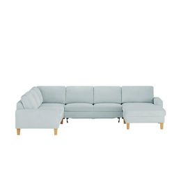 Max Schelling Wohnlandschaft Maximum blau Maße (cm): B: 333 H: 86 T: 253.0 Sofas > Sofas nach Material > Stoffsofas » Sofa DE
