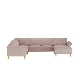 Max Schelling Wohnlandschaft Maximum rosa/pink Ma&szlig;e (cm): B: 335 H: 86 T: 255.0 Sofas > Sofas nach Material > Stoffsofas &raquo; Sofa DE