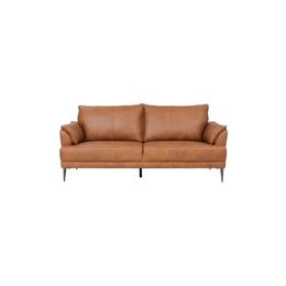 Furnhouse Einzelsofa aus Echtleder Soul braun Maße (cm): B: 195 H: 88 Sofas > Sofas nach Material > Ledersofas » Sofa DE