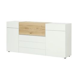 Wohnwert Sideboard Media Design wei&szlig; Ma&szlig;e (cm): B: 194 H: 92 T: 42.0 &raquo; M&ouml;bel Kraft