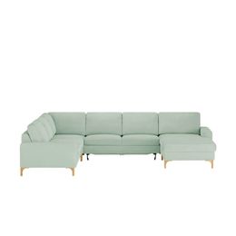 Max Schelling Wohnlandschaft Maximum grün Maße (cm): B: 333 H: 86 T: 253.0 » Möbel Kraft