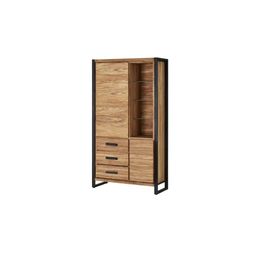 Gray & Jones Vitrine Tierra Fuego One holzfarben Ma&szlig;e (cm): B: 110 H: 200 T: 42.0 &raquo; M&ouml;bel Kraft