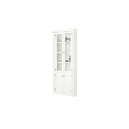maison bleue Eckvitrine Petit Chalet wei&szlig; Ma&szlig;e (cm): B: 75 H: 226 T: 75.0 &raquo; M&ouml;bel Kraft