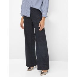 Brax Damen Palazzohose Style MAINE MIDNIGHT BLUE, dunkelblau, Gr. 32