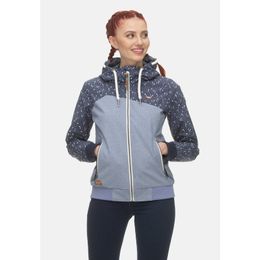 Ragwear Jacke NUGGIE B Übergangsjacke mit Reißverschluss und Kapuze