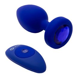 b-Vibe Vibrating Jewel Plug - L/XL, 11,5 cm