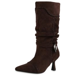 VAN HILL Stiefel 'Cosima' Damen Größe 41 braun Winterschuhe